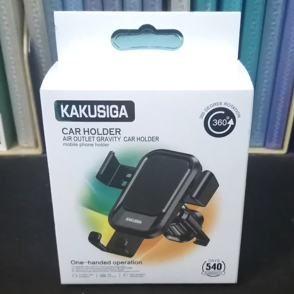現貨《KAKUSIGA》車載出風口手機支架／360 度（新品） | 蝦皮購物