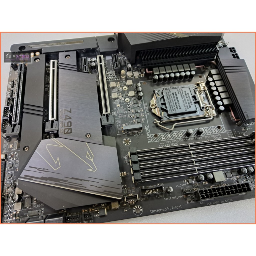 JULE 3C會社-技嘉 Z490 AORUS PRO AX Z490/十代/D4/電競/庫存/ATX/1200 主機板 | 蝦皮購物