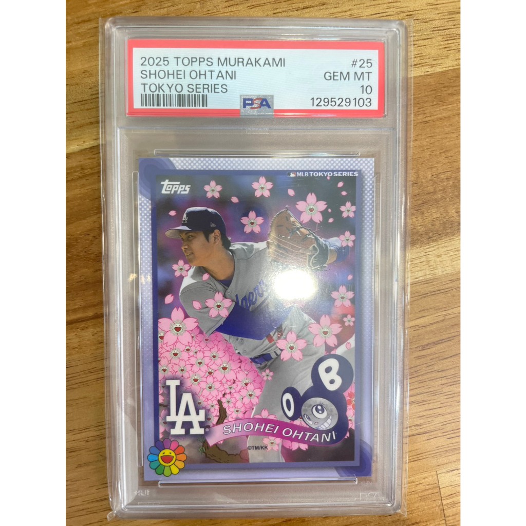 賣2025 大谷翔平X村上隆聯名 Shohei Ohtani X Murakami Tokyo Series PSA10 | 蝦皮購物