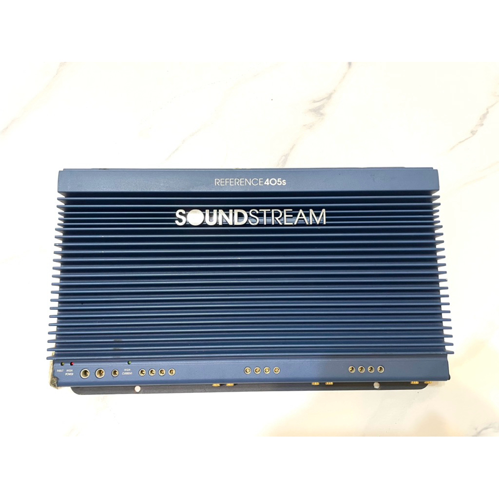 陶朱巖司 METAL SPEAKER~ Soundstream Reference 405s 五聲道 功能正常 經典收藏 | 蝦皮購物