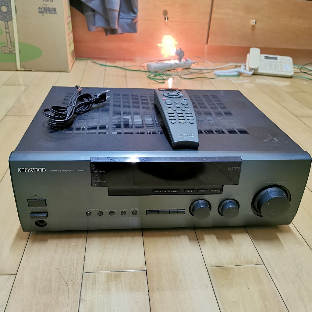 【二手】KENWOOD KRF-V5551D 5.1聲道杜比數位環繞擴大機 | 蝦皮購物