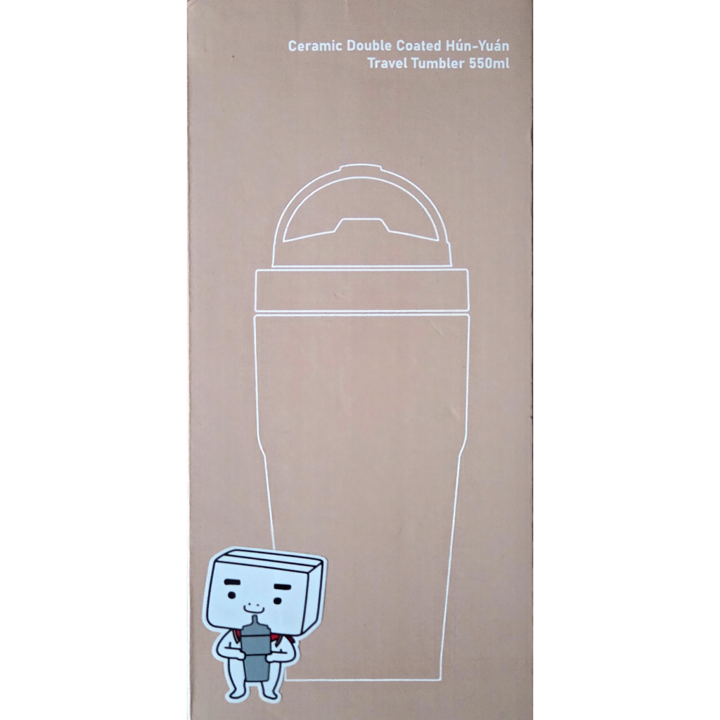 全新 WOKY 沃廚 渾圓杯 PChome BOXMAN X WOKY 聯名 雙層陶瓷款 550ml 保溫杯 保溫瓶 | 蝦皮購物
