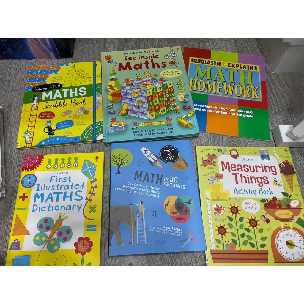 Usborne 系列Math數學相關繪本（全新）每本200 | 蝦皮購物