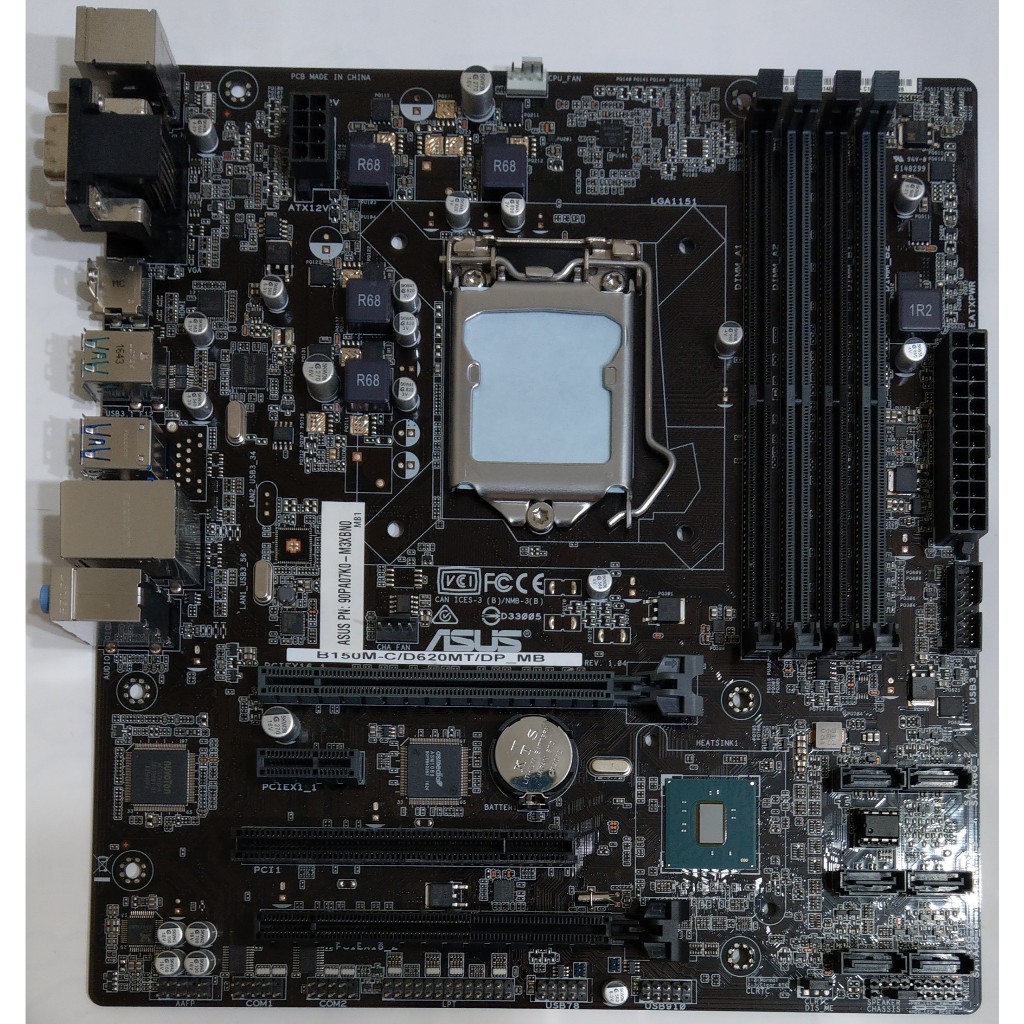 華碩 ASUS 桌機 D620MT 主機板 B150M-C (Intel 1151 腳座) 內建Windows序號 | 蝦皮購物