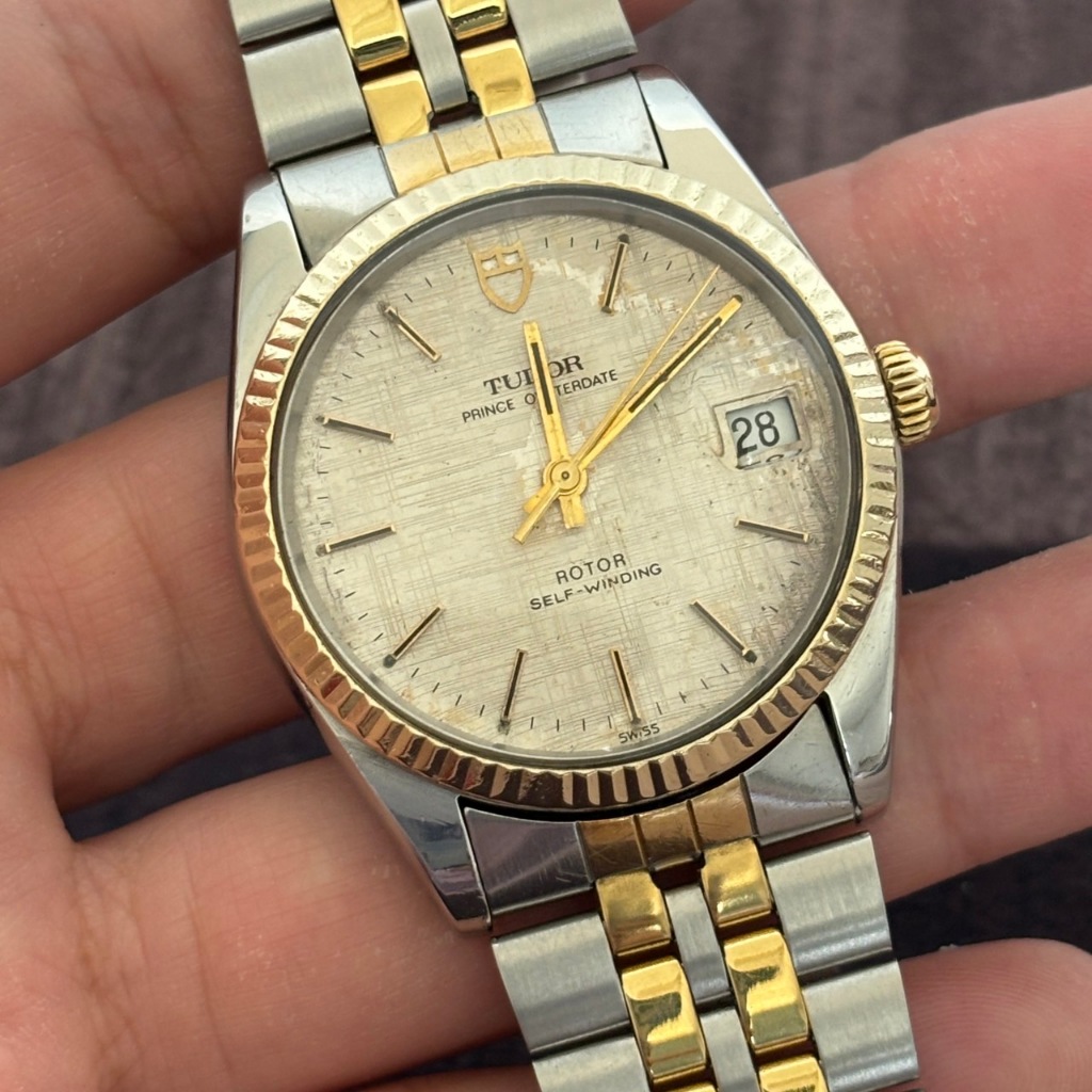 錶現不凡～Tudor/帝舵 Prince Oysterdate 74033，Rolex 勞力士底殼/錶冠 | 蝦皮購物