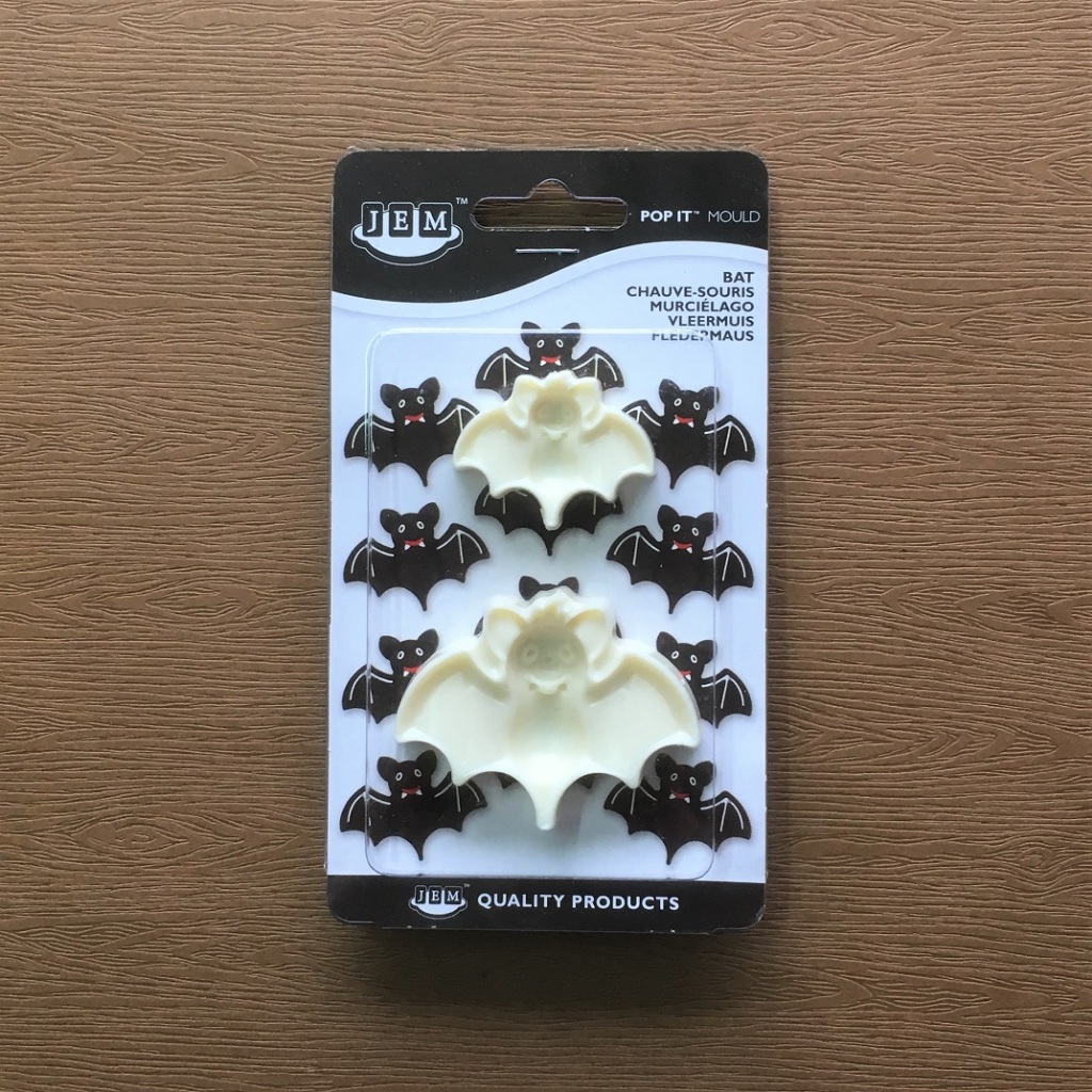 英國 JEM Pop It Cookie Fondant Mould 翻糖餅乾 3D 造型 壓模 2件組 蝙蝠 萬聖節 | 蝦皮購物