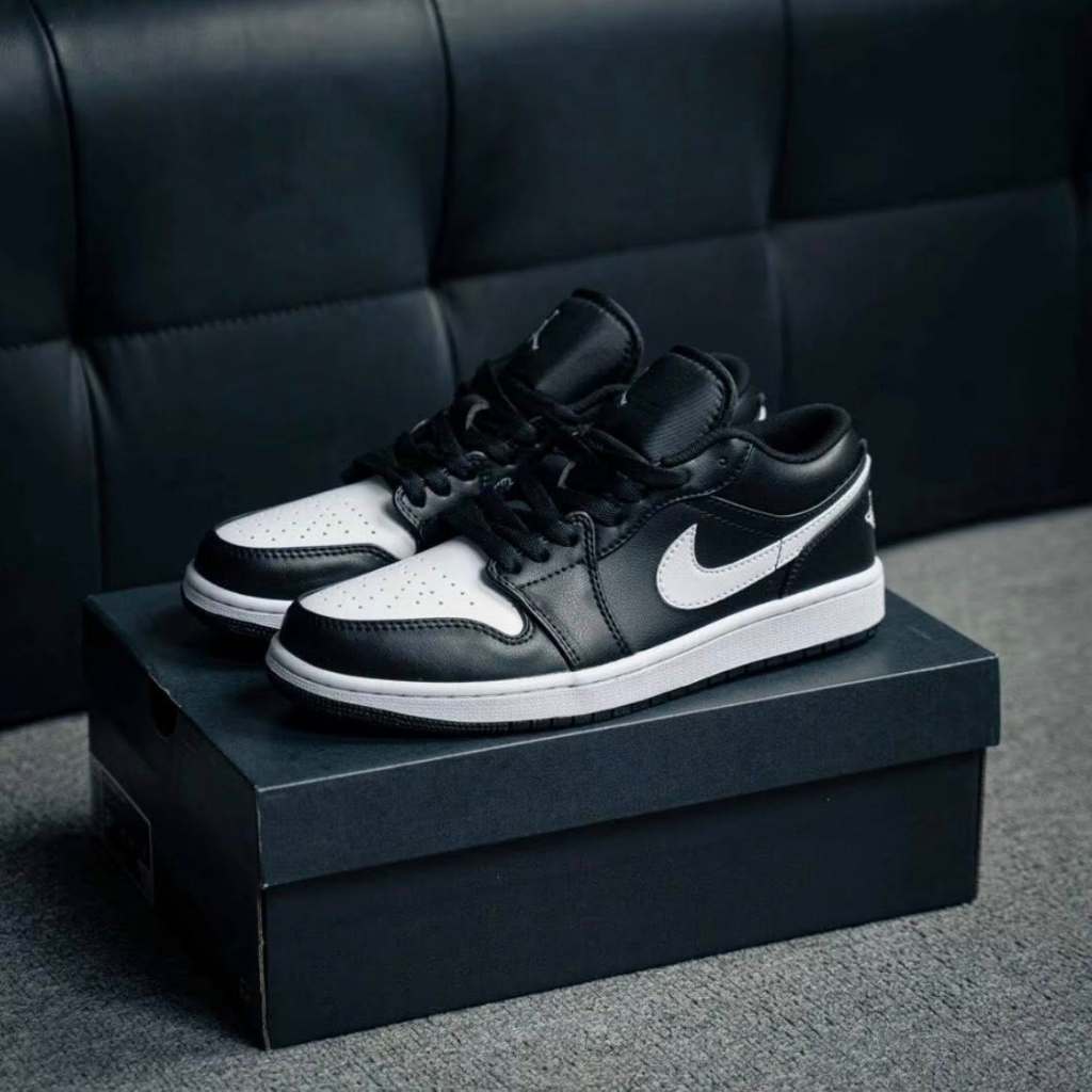 ☆CHIN代購☆ Air Jordan 1 Low 皮革 黑白 反轉熊貓 553558-043 現貨 | 蝦皮購物