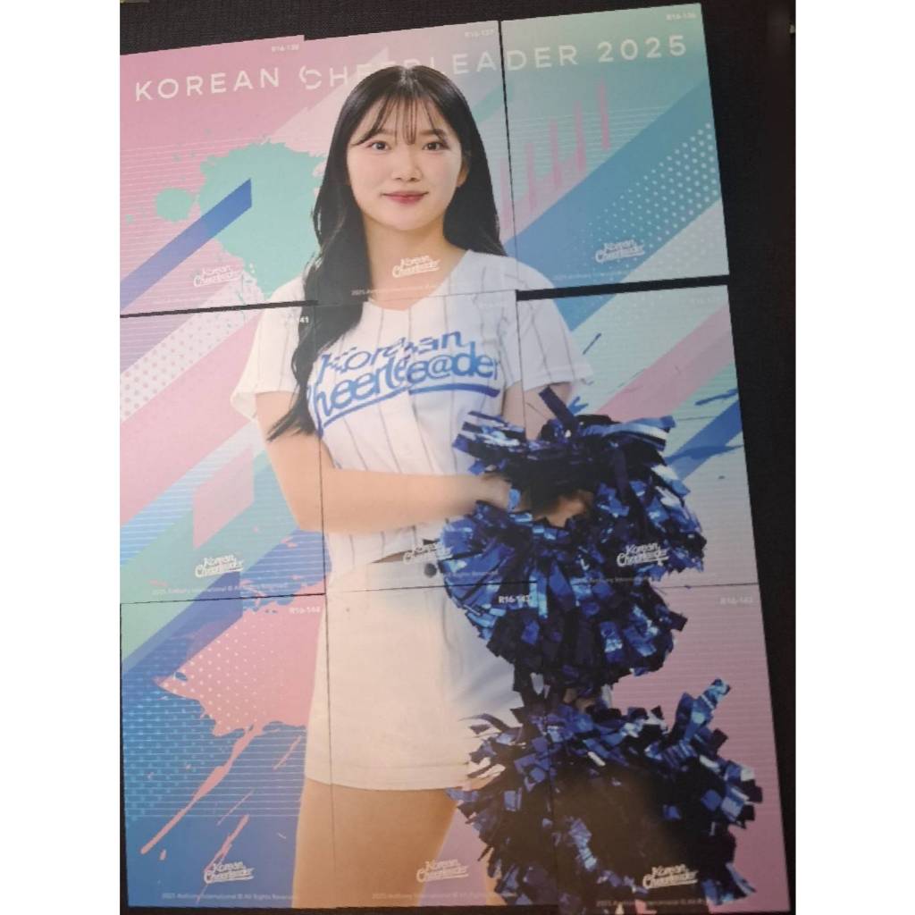 培證英雄 宋玟珠 송민주 Song Minjoo 啦啦隊 小卡 韓國 運動 娛樂 可愛 女孩 應援 九宮格 斗山熊 韓職 | 蝦皮購物