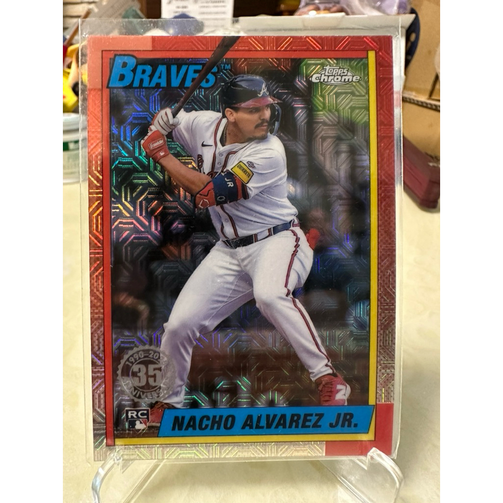 2025 Topps 1990 Anniversary Nacho Alvarez Jr. Mojo (RC) | 蝦皮購物