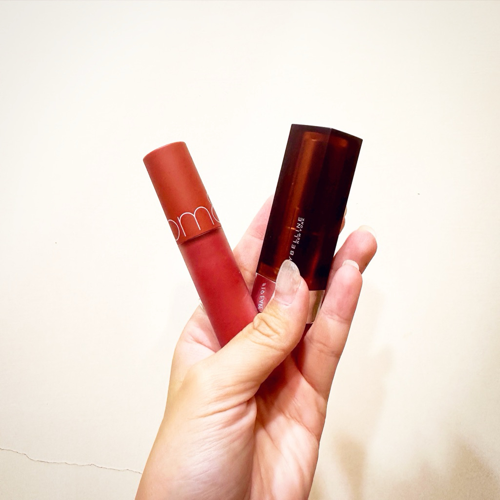 (全新）Rom&nd Earl Grey × Maybelline Toasted Brown 氣質口紅 | 蝦皮購物