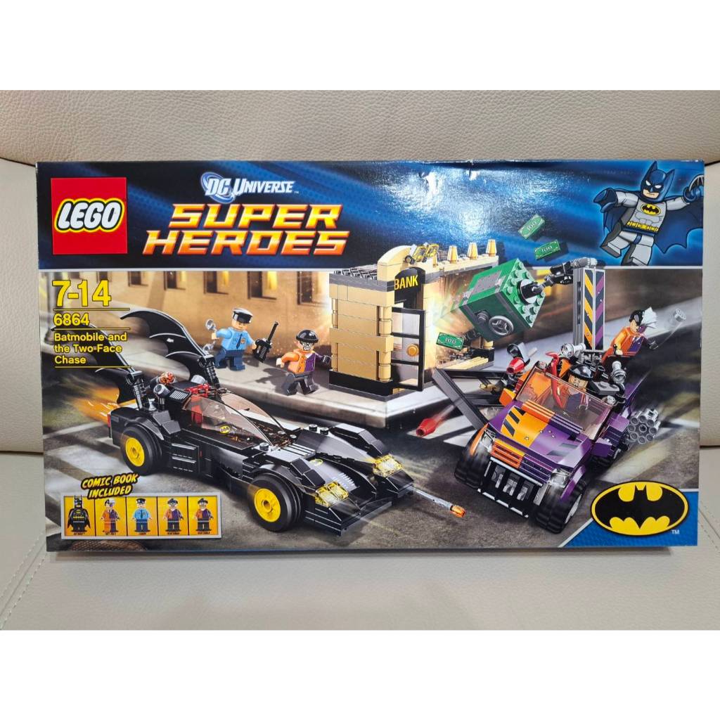 樂高 LEGO 6864 DC 超級英雄 Batmobile and the Two-Face Chas 蝙蝠俠 雙面人 | 蝦皮購物