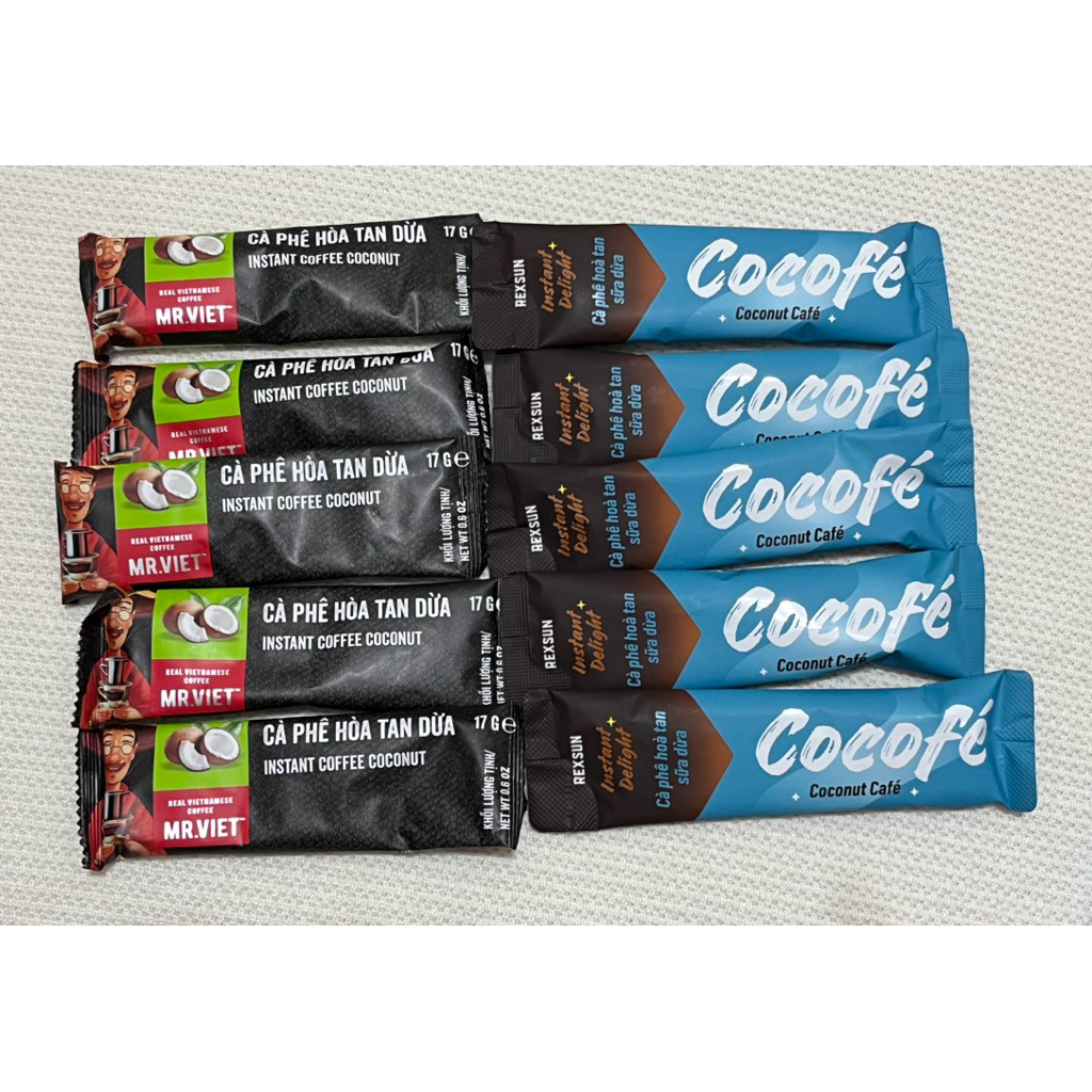 越南帶回 越南咖啡 MR.VIET 越南先生 3合1 rexsun cocofe沖泡式即溶椰子咖啡 | 蝦皮購物