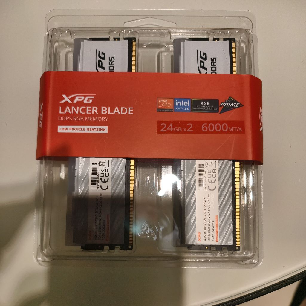 威剛 lancer blade d5-6000 24gx2 白 rgb 48g | 蝦皮購物
