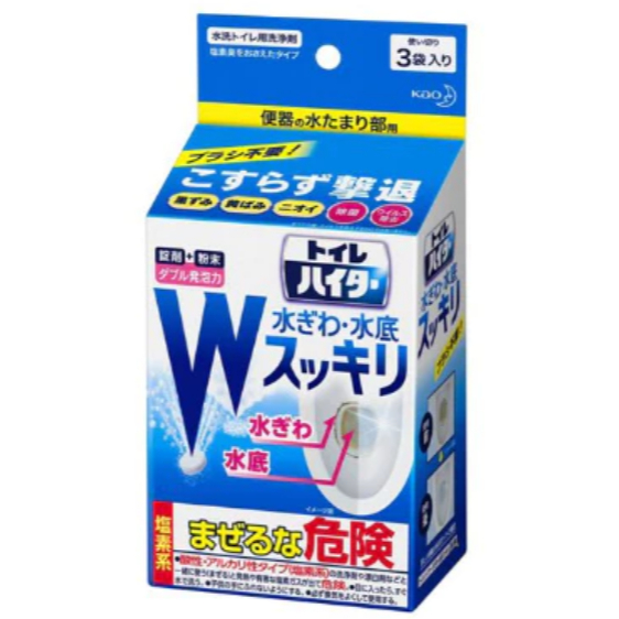 日本 KAO 花王 馬桶 強力清潔發泡粉末40g*3 | 蝦皮購物