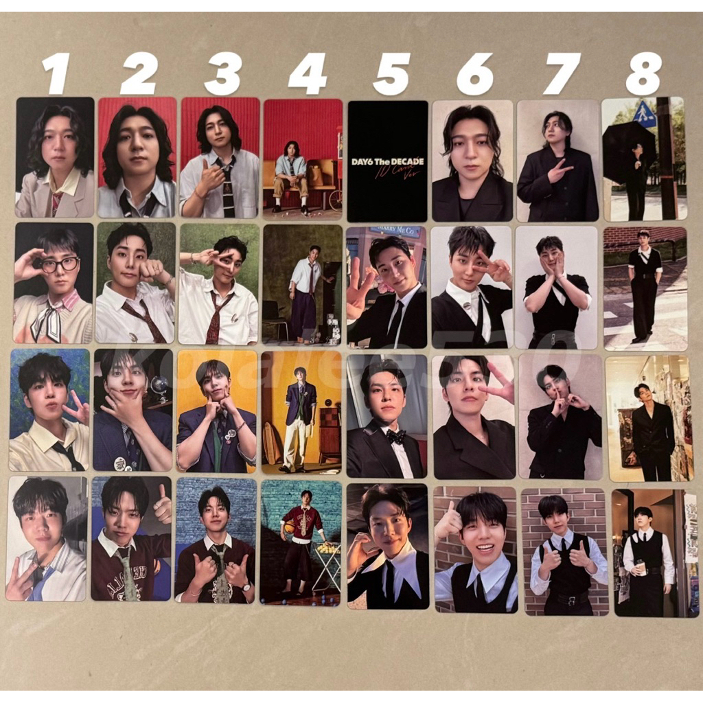 DAY6 正規四輯 The DECADE (Platform Album Nemo ver.) 小卡 | 蝦皮購物