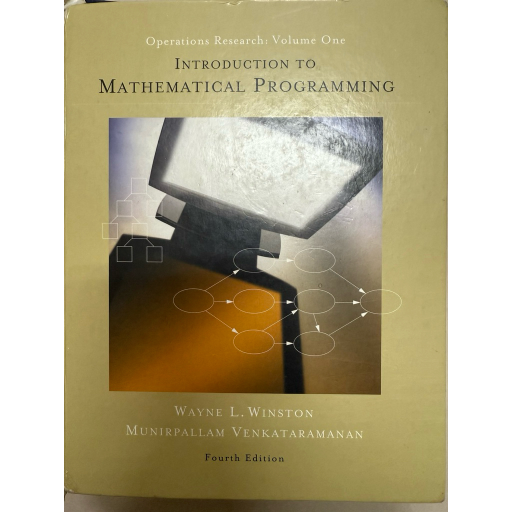 INTRODUCTION To MATHEMATICAL PROGRAMMING | 蝦皮購物
