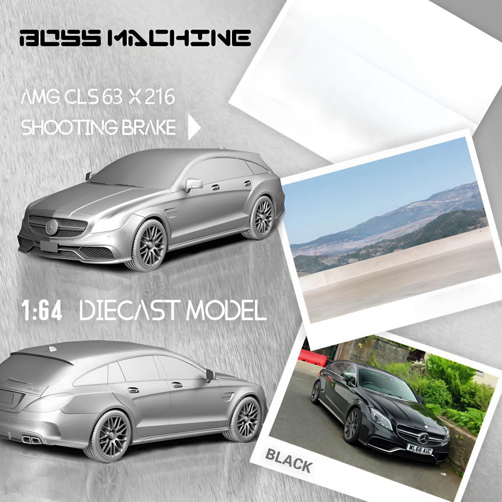 BOSS MACHINE 1:64全新現貨 首批初版 賓士 CLS 63 AMG Shooting Break MK2 | 蝦皮購物