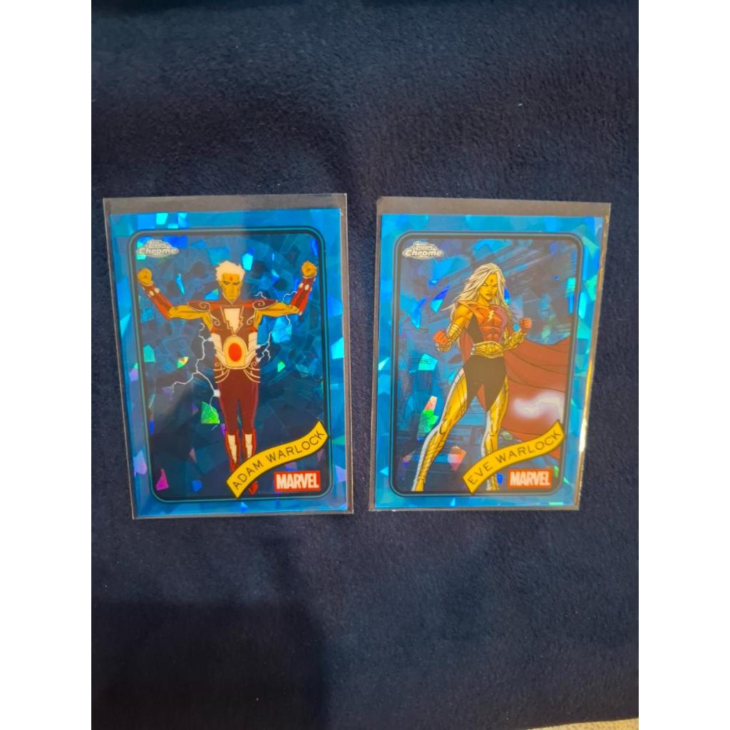 2025 TOPPS MARVEL Sapphire [ Adam Warlock] +[ EVA Warlock ] | 蝦皮購物
