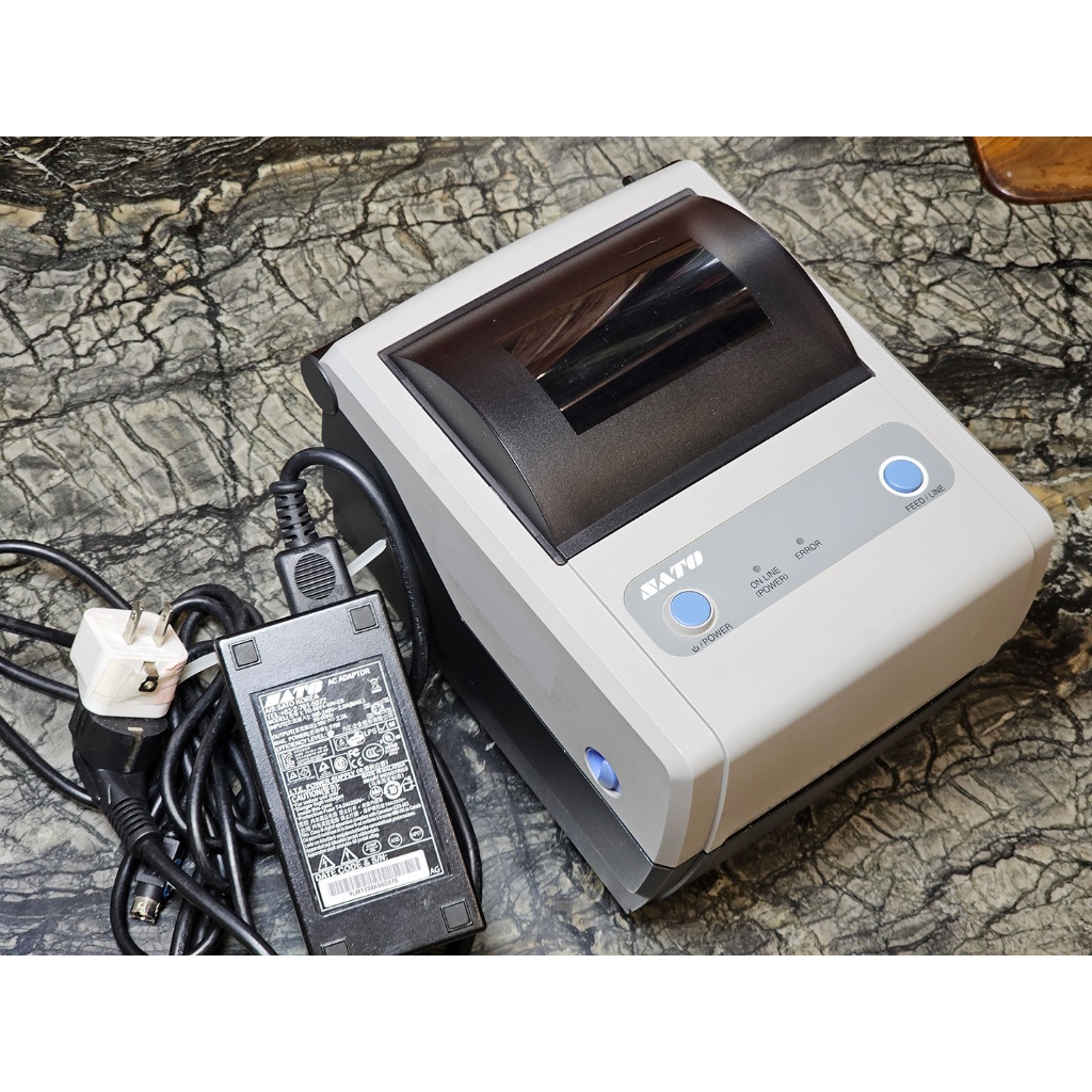 二手佐藤SATO CG408TT抗菌 熱感/熱轉 兩用桌上型標籤機 USB 、Parallel Port | 蝦皮購物