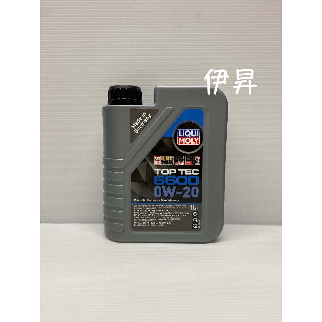 LIQUI MOLY TOP TEC 6600 0W20 21410 0W-20 合成機油 229.72 LL-17 | 蝦皮購物