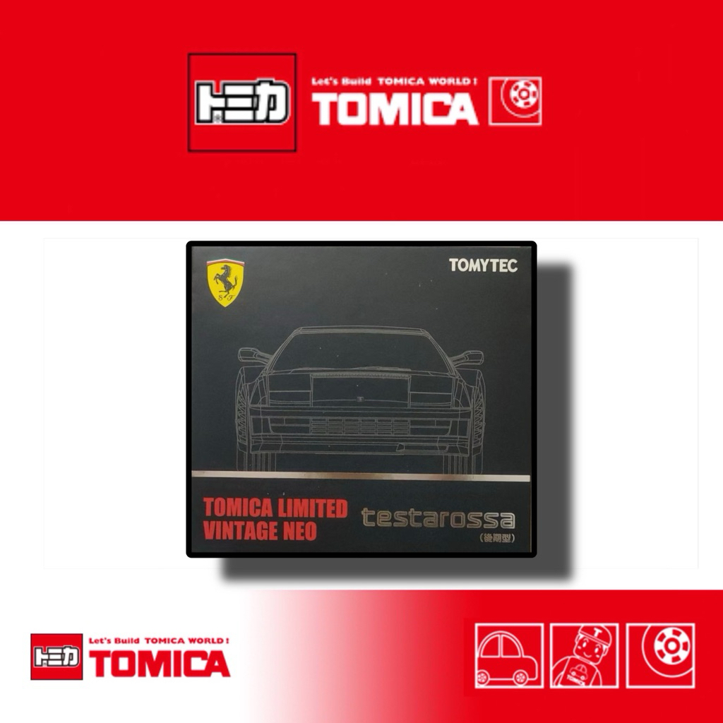 《兩津車庫》TOMICA 多美 Tomytec Testarossa 後期型 Ferrari 法拉利 TLV 黑 | 蝦皮購物