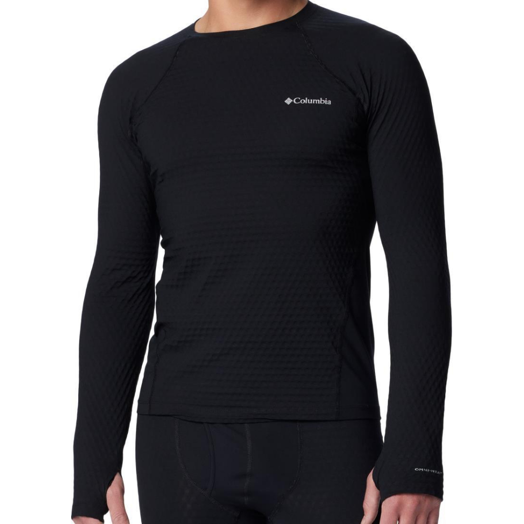 [全新正品] Columbia Omni-Heat Helix Base Layer 圓點刷毛 底層衣 長袖上衣(S) | 蝦皮購物