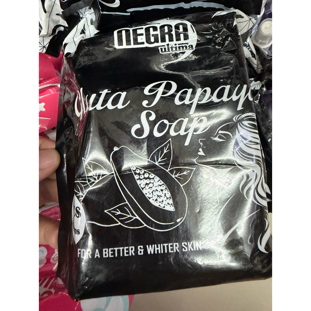 Negra Gluta Papaya Soap New Packaging(1pack 6bars) | 蝦皮購物