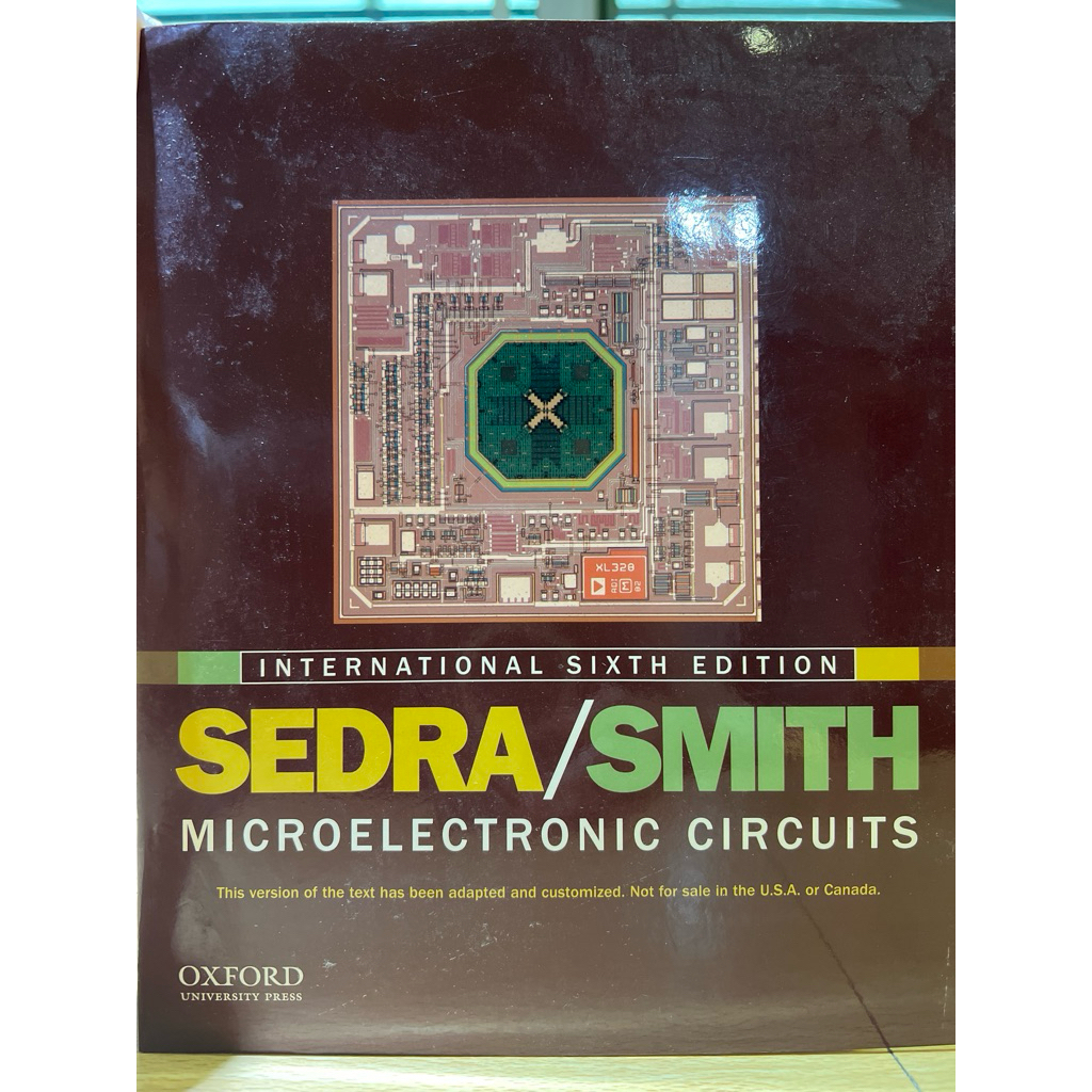 電子學 SEDRA/SMITH MICROELECTRONIC CIRCUITS INTERNATIONAL 6th | 蝦皮購物