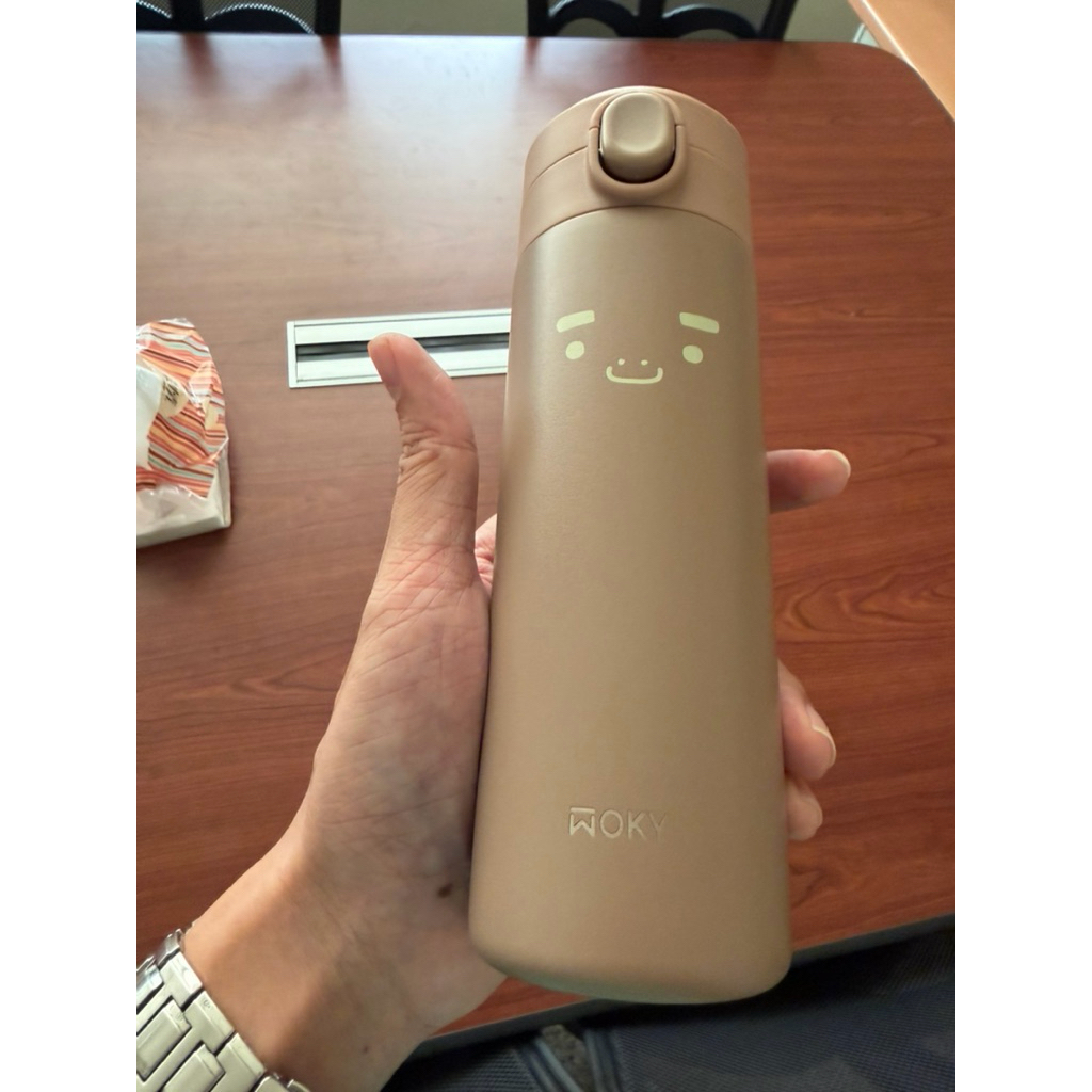 BOXMAN x WOKY 聯名 輕量彈蓋陶瓷保溫瓶 全新未使用 450ml | 蝦皮購物