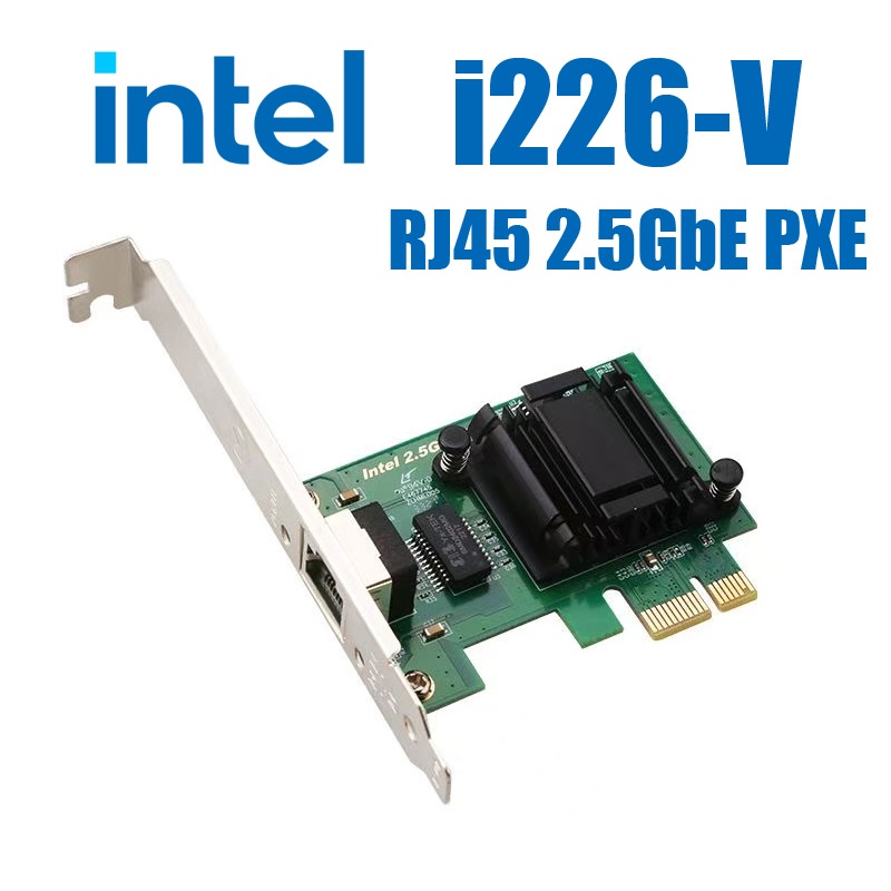 Intel i226V 2500M 2.5G PCie RJ45 有線網路卡 i226 網路卡 PXE電競 i226-V | 蝦皮購物