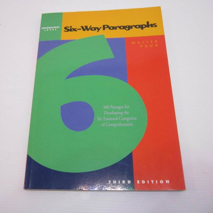 「二手書」 Six-Way Paragraphs Introductory Level 3 ed Pauk | 蝦皮購物