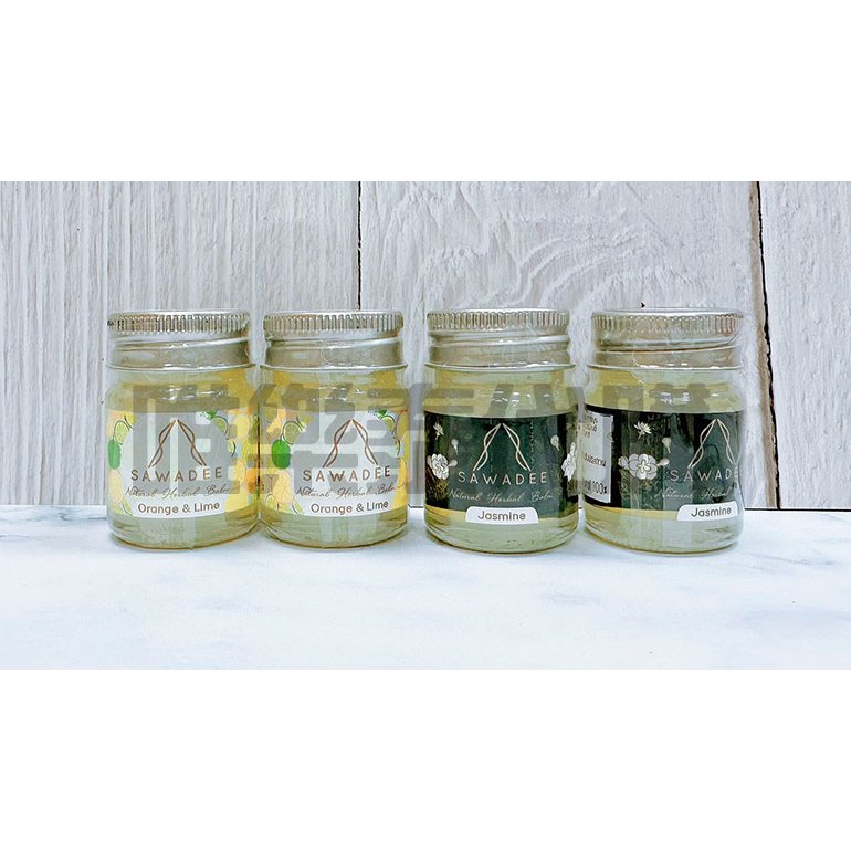 【泰國商品】 SAWADEE Natural Herbal Balm溫和香薰膏 草本香膏 茉莉花 /柑橘·萊姆 | 蝦皮購物