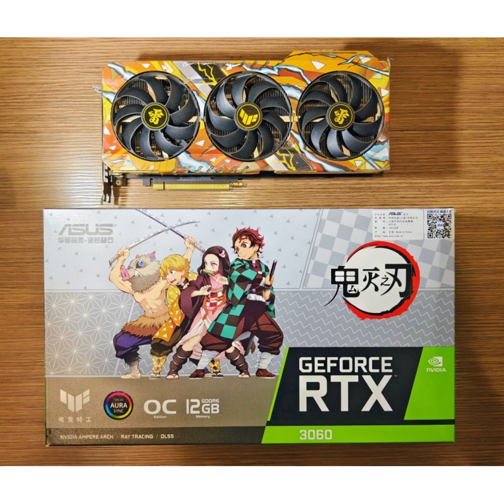ASUS TUF RTX 3060 12G 鬼滅之刃 收藏卡 3060TI 4060 4060TI | 蝦皮購物