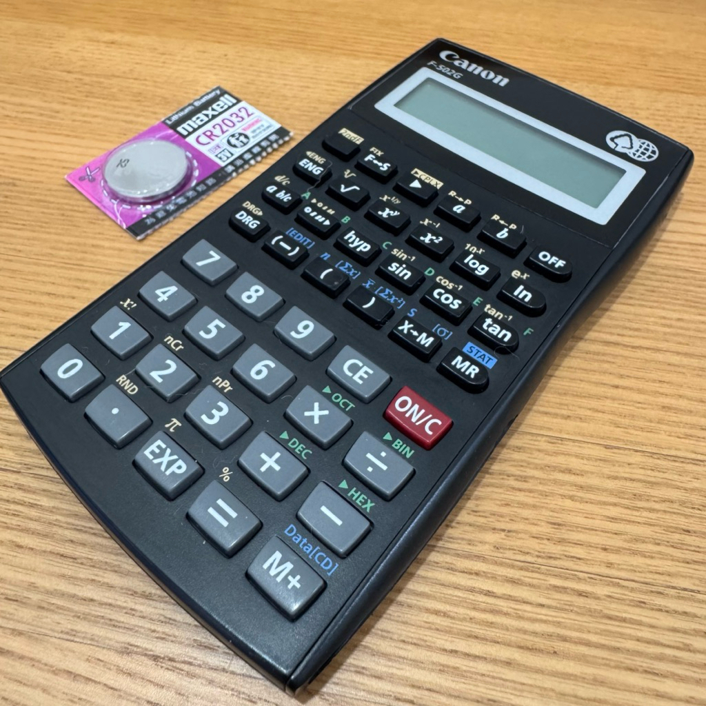 canon 佳能 F-502G 國考指定計算機 國營、高考 工程計算機 複數運算 f 502g | 蝦皮購物