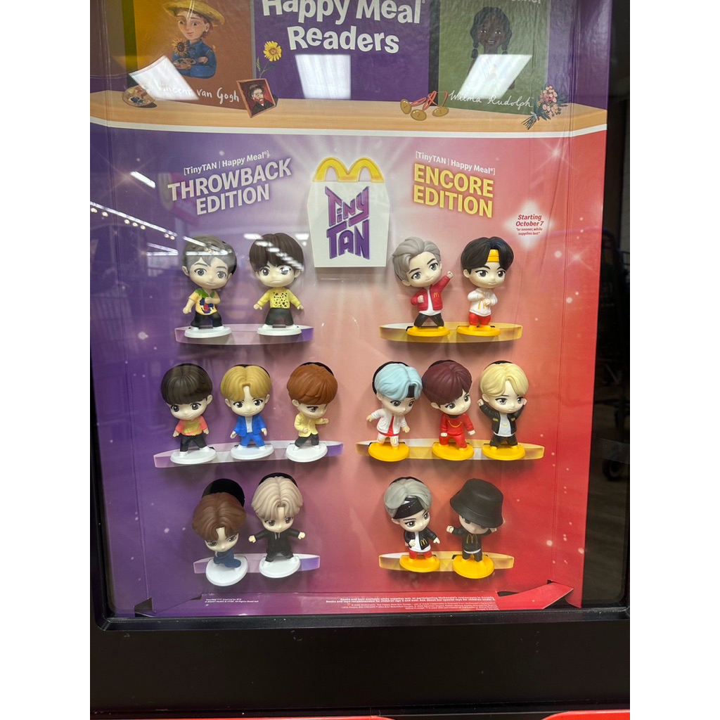 加拿大 麥當勞 BTS防彈少年團 Tiny TAN Happy Meal Toys Throwback Edition | 蝦皮購物