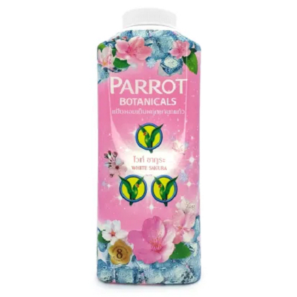 【Eileen小舖】泰國 Parrot Botanicals 白櫻花香味 抗菌清涼滑石粉 爽身粉 運動用品 香氛除臭 | 蝦皮購物