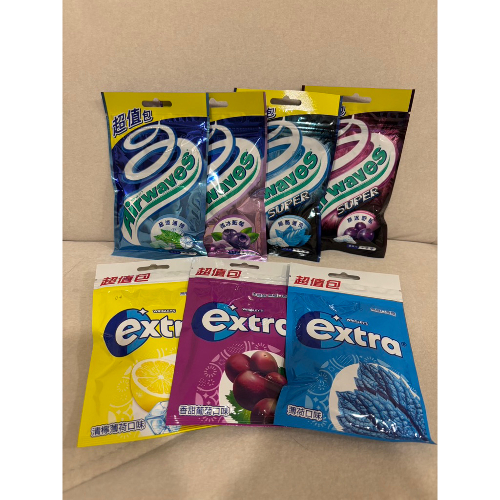 現貨Airwaves extra 超值包口香糖 62g 滿60包送1小包 | 蝦皮購物