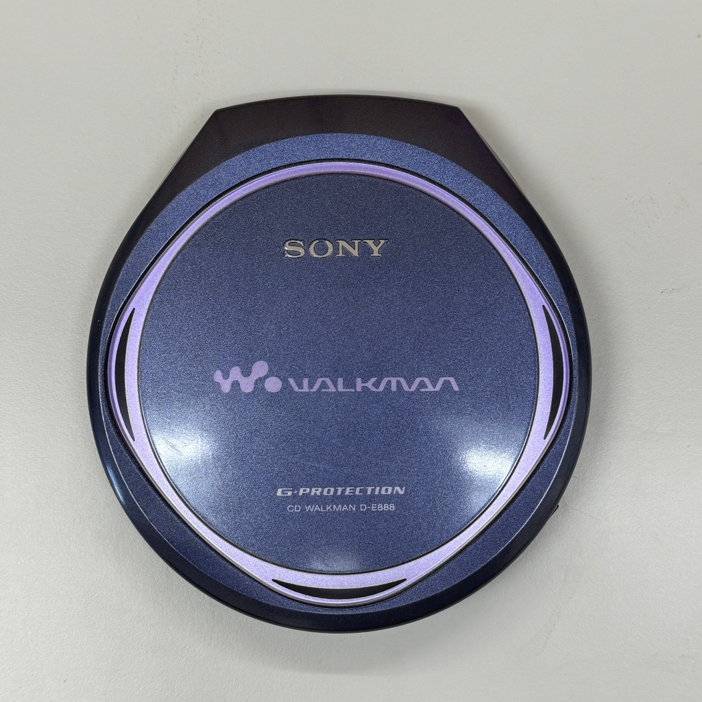 Sony D-E888 CD隨身聽 單機+usb電源線 音質優避震強輕薄幾種 功能正常 | 蝦皮購物