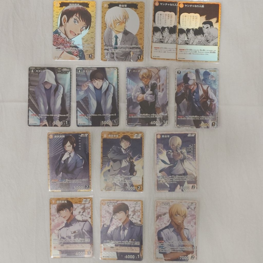 【set】名偵探柯南 TCG 卡牌 高明 景光 降谷零 蘇格蘭 波本 CP R RP SR SRP | 蝦皮購物
