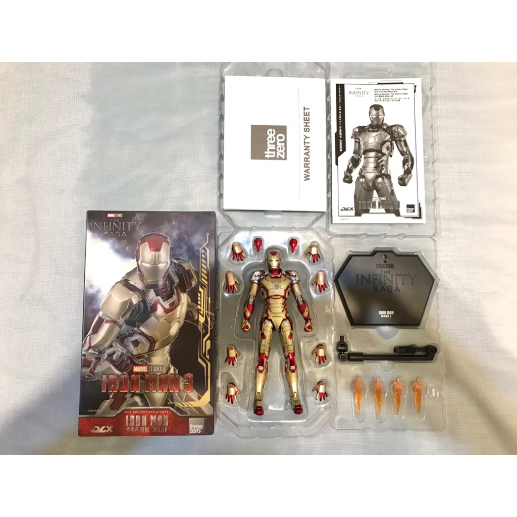Threezero DLX MK42 馬克42 鋼鐵人 漫威 海洋堂 Figma 萬代 SHF 御模道 汎樂 布魯可 | 蝦皮購物