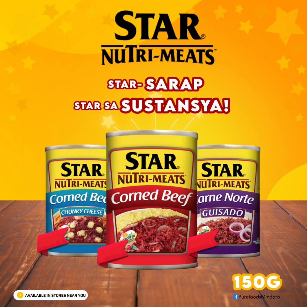 菲律賓 Purefoods Star Nutri-Meats 牛肉絲 罐頭 午餐肉醬 150G 鹹牛肉 | 蝦皮購物