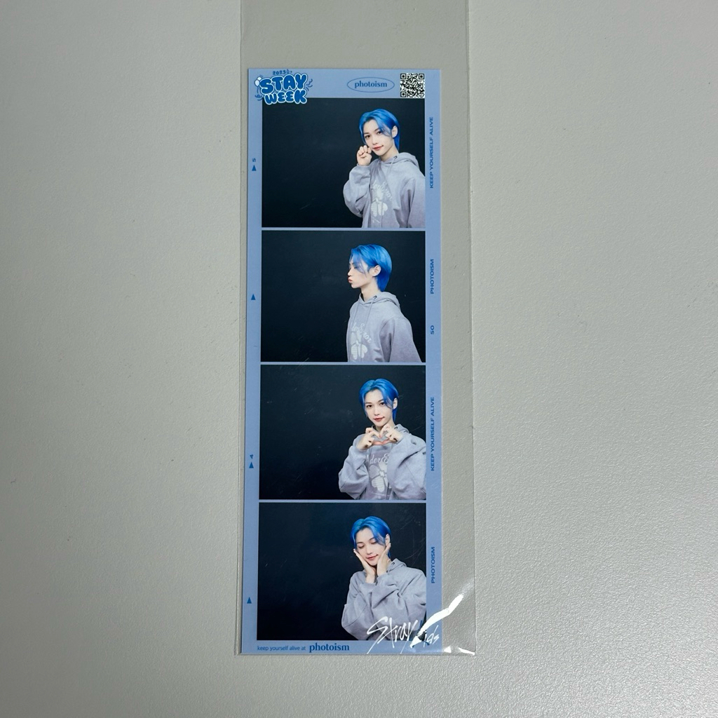 Stray Kids 2023 STAY WEEK 限定 Photoism 人生四格 拍貼 藍髮菲 李龍馥 Felix | 蝦皮購物