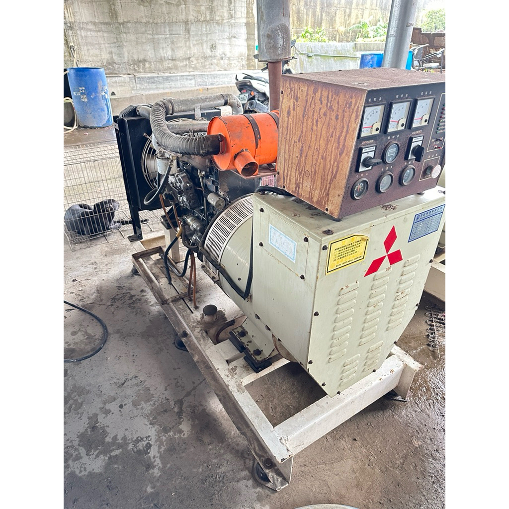60kw 柴油發電機 緊急發電機 臨時發電機 消防發電機 三菱原裝4D31-T引擎 可試機機況正常O9II-585868 | 蝦皮購物