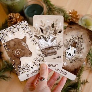 Shandi進口牌卡－正版限量私人發行－森林女巫塔羅牌／Tarot of a Forest Witch | 蝦皮購物