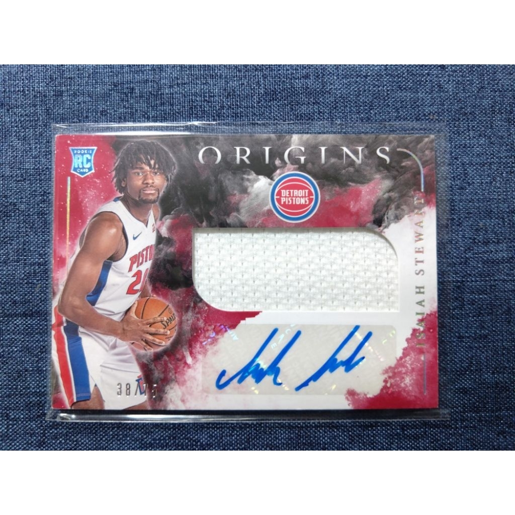 NBA 籃球 PANINI ORGINS ISAIAH STEWART RC 新人 球衣 簽名 球員卡 限量75張 | 蝦皮購物