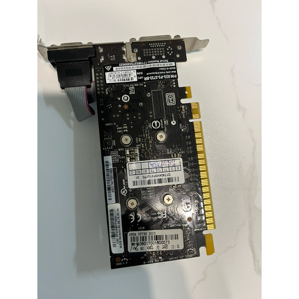 EVGA GeForce GT 730 2GB GDDR5（GPU-Z實拍和燒機畫面） | 蝦皮購物