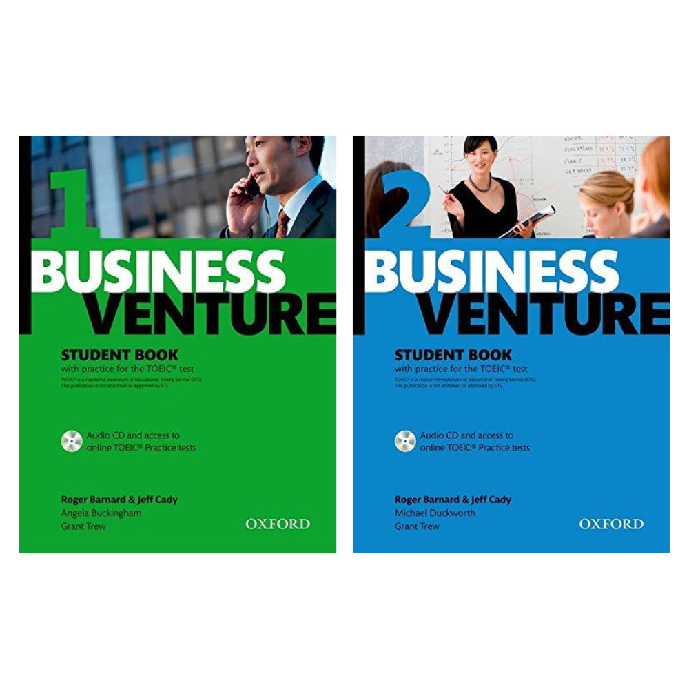 Business Venture 3rd Edition Student Book 1 / 2 附CD與多益練習題 | 蝦皮購物