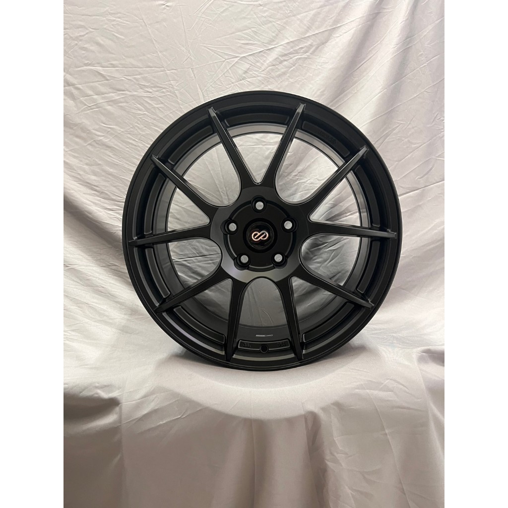 【捌貳】全新ENKEI SM88 17吋鋁圈 平光黑 5孔114.3 經銷專賣店 三色可選 | 蝦皮購物