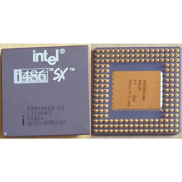 intel i486 SX A30486SX-25(收藏用,無保固,不接受退換貨) | 蝦皮購物