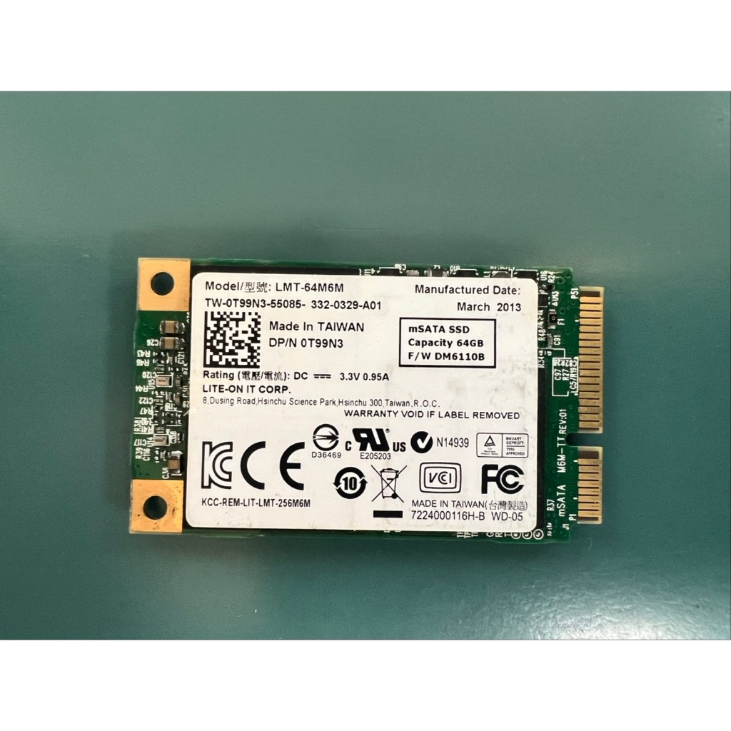 【現貨供應】MSATA SSD 64G、128G、256GB(拆機良品) | 蝦皮購物